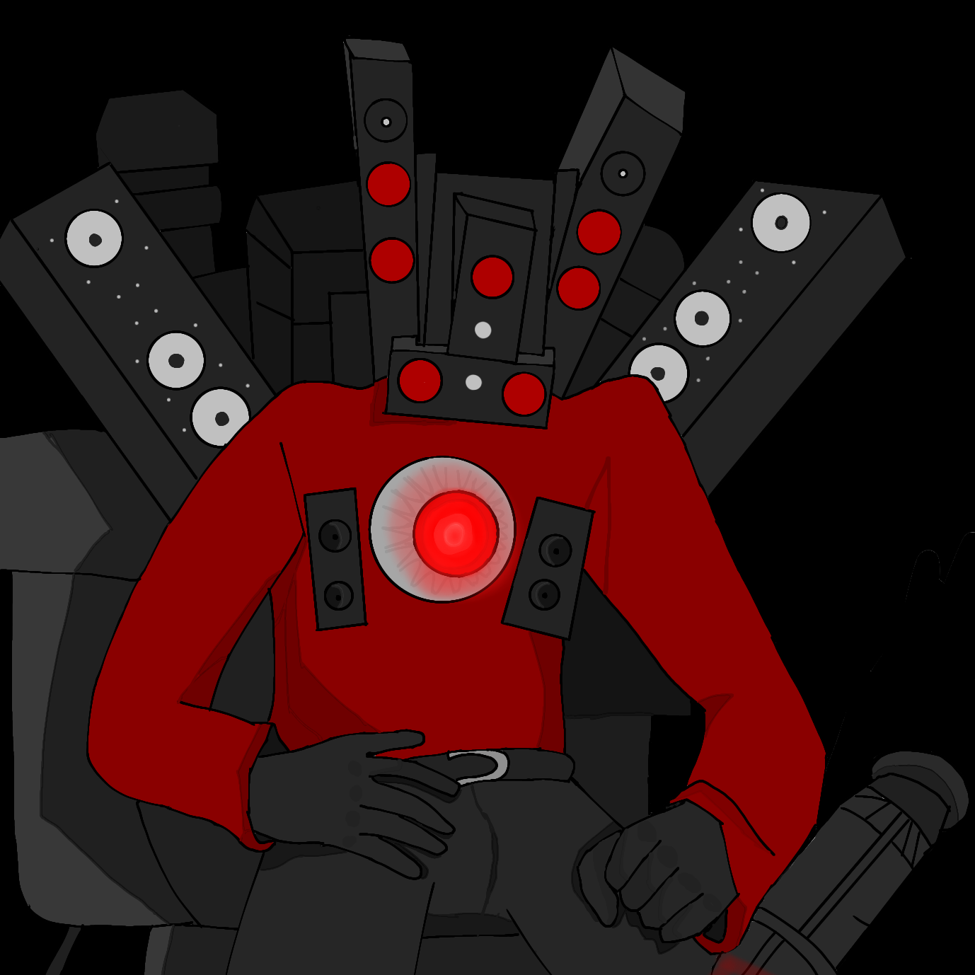 titan speaker man👤🔊 - ibisPaint