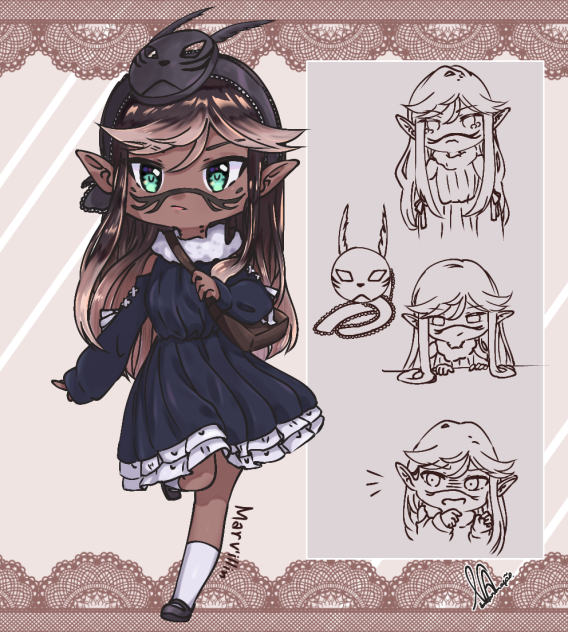 Marv'illin small chibi reference - ibisPaint
