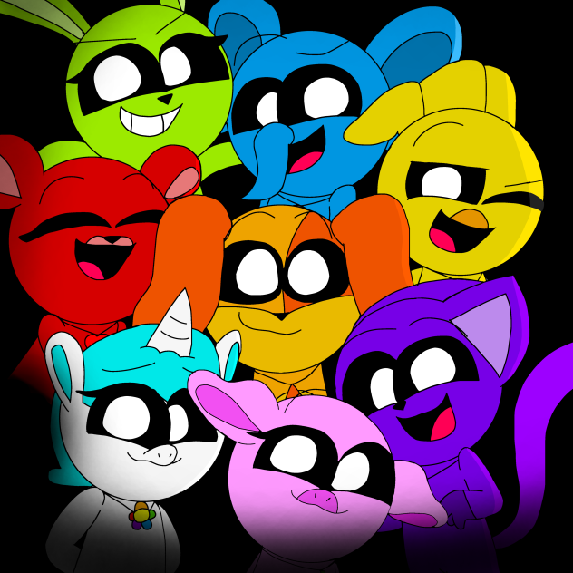 Smiling critters - ibisPaint