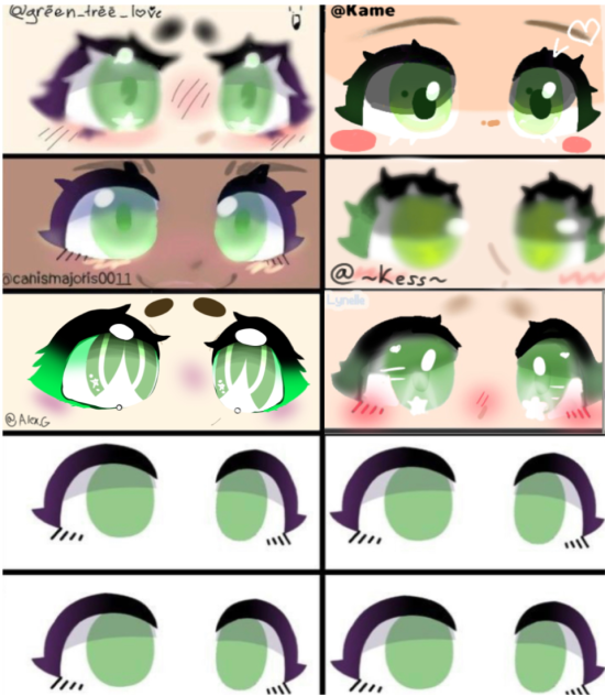 Gacha eye collab - ibisPaint