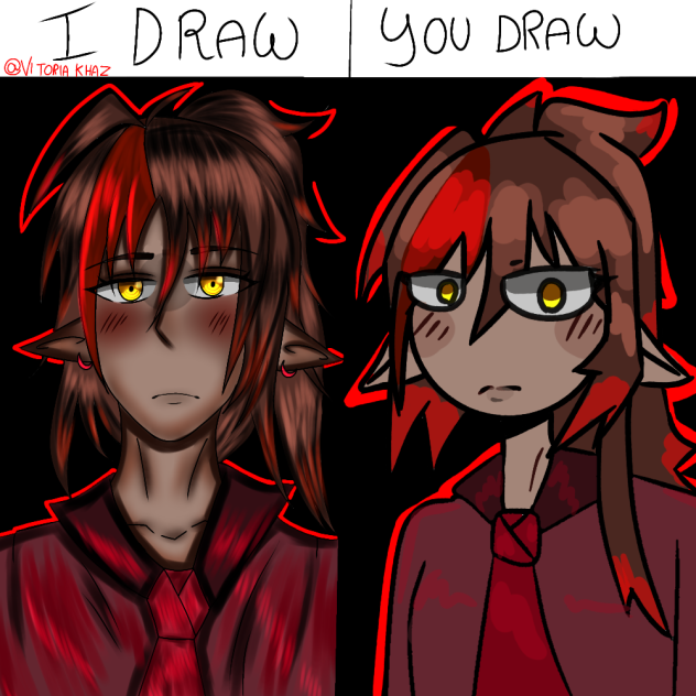 idraw youdraw w Vitoria khaz - ibisPaint