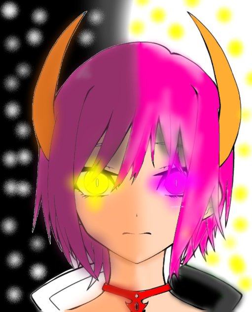 Half light half dark - ibisPaint