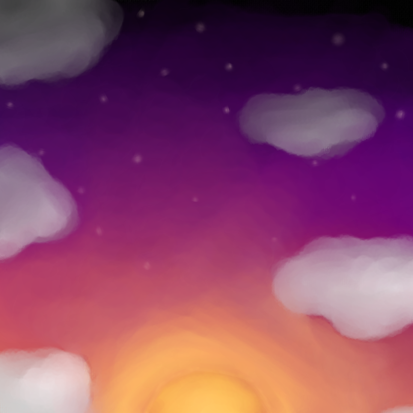 cotten candy clouds - ibisPaint
