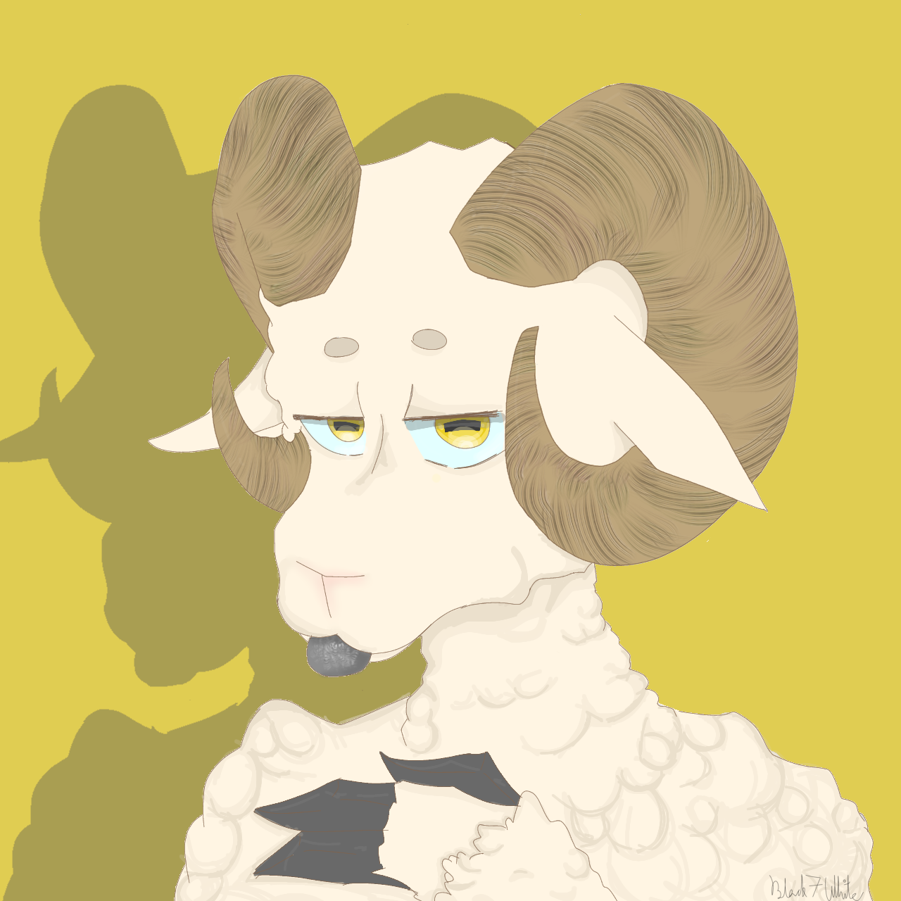 my goat fursona owo - ibisPaint