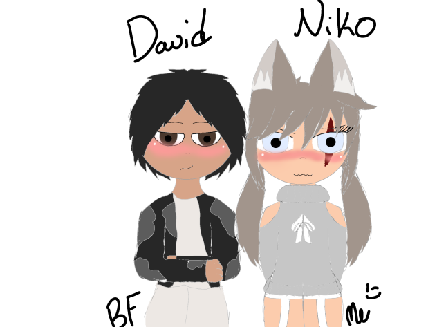David and Niko (me) - ibisPaint
