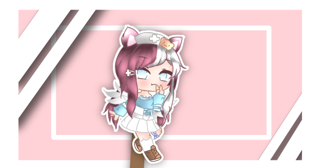 Character Cutout On A Stick - ibisPaint