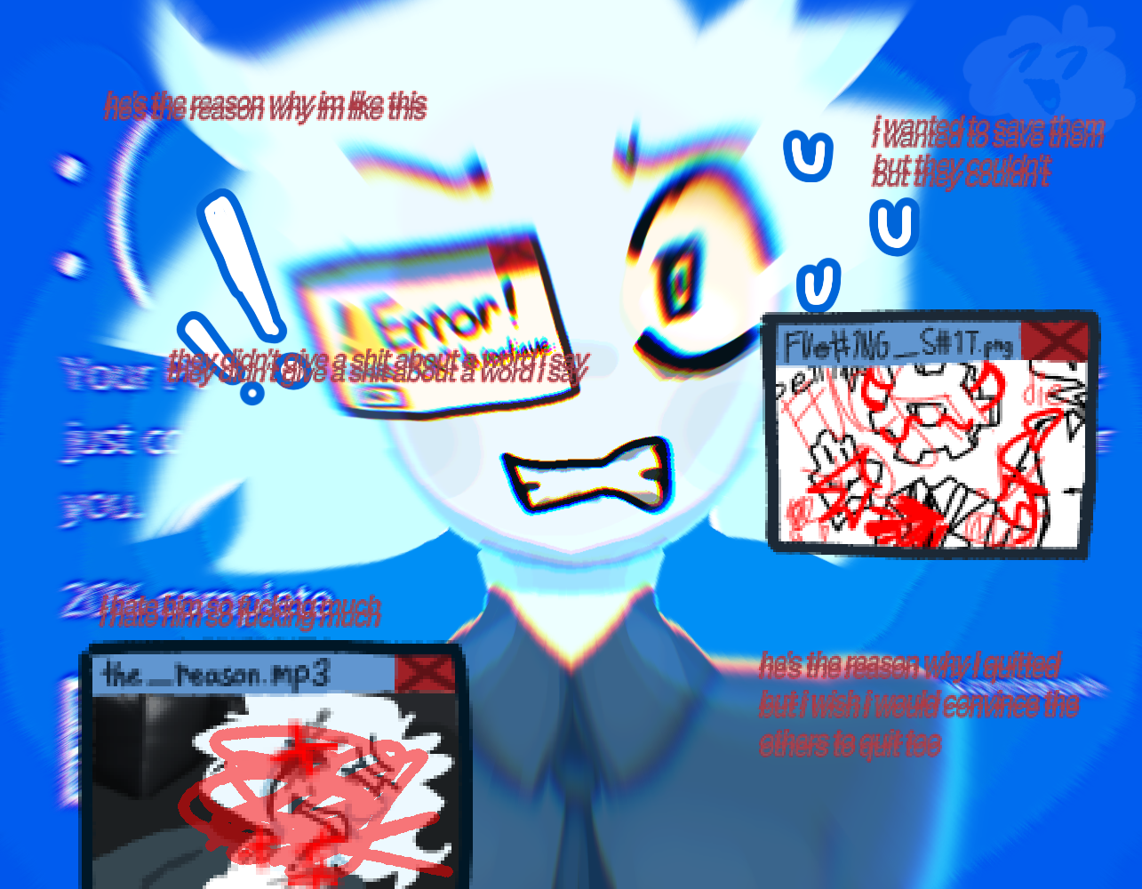 panik atak (swear warning) - ibisPaint