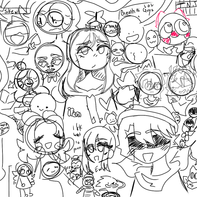 Random Sketches - ibisPaint