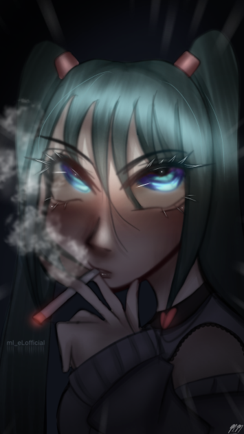 smoke break - ibisPaint