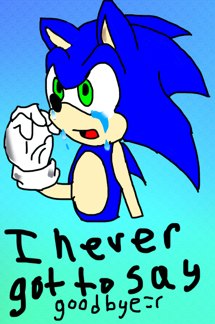 sonic I never got to say goodbye - ibisPaint