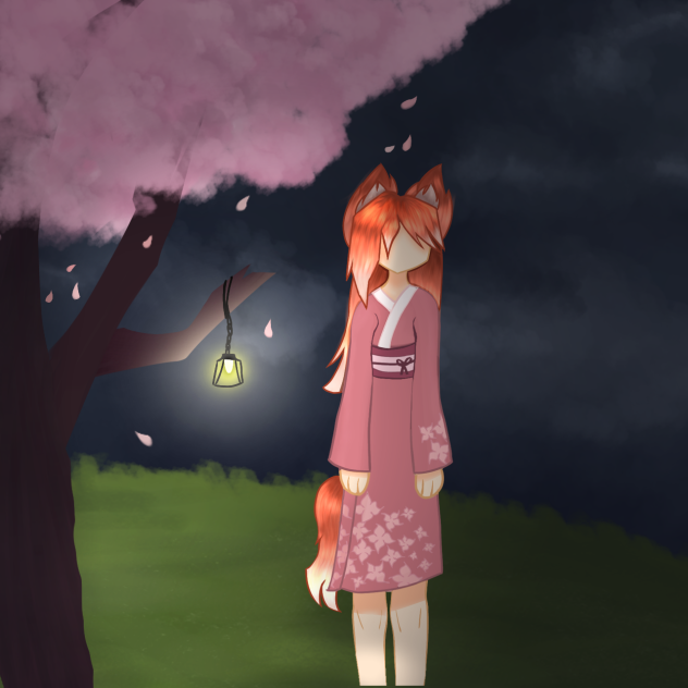 Kitsune Lady - ibisPaint