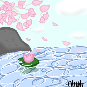 Landscape (water practice) - ibisPaint