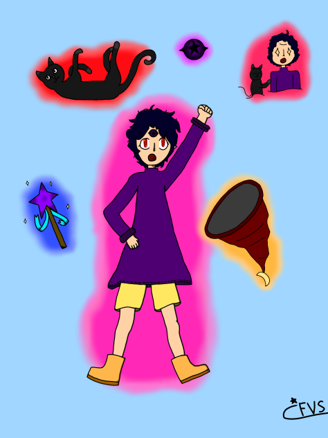 Meylin a bruxinha - ibisPaint