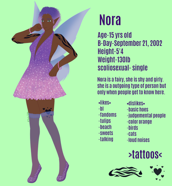 oc Nora color -adoptable- - ibisPaint