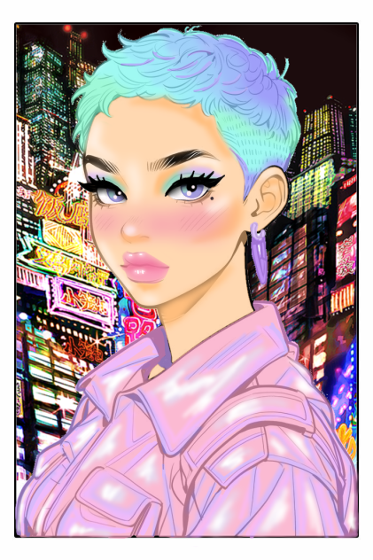 cool girl - ibisPaint