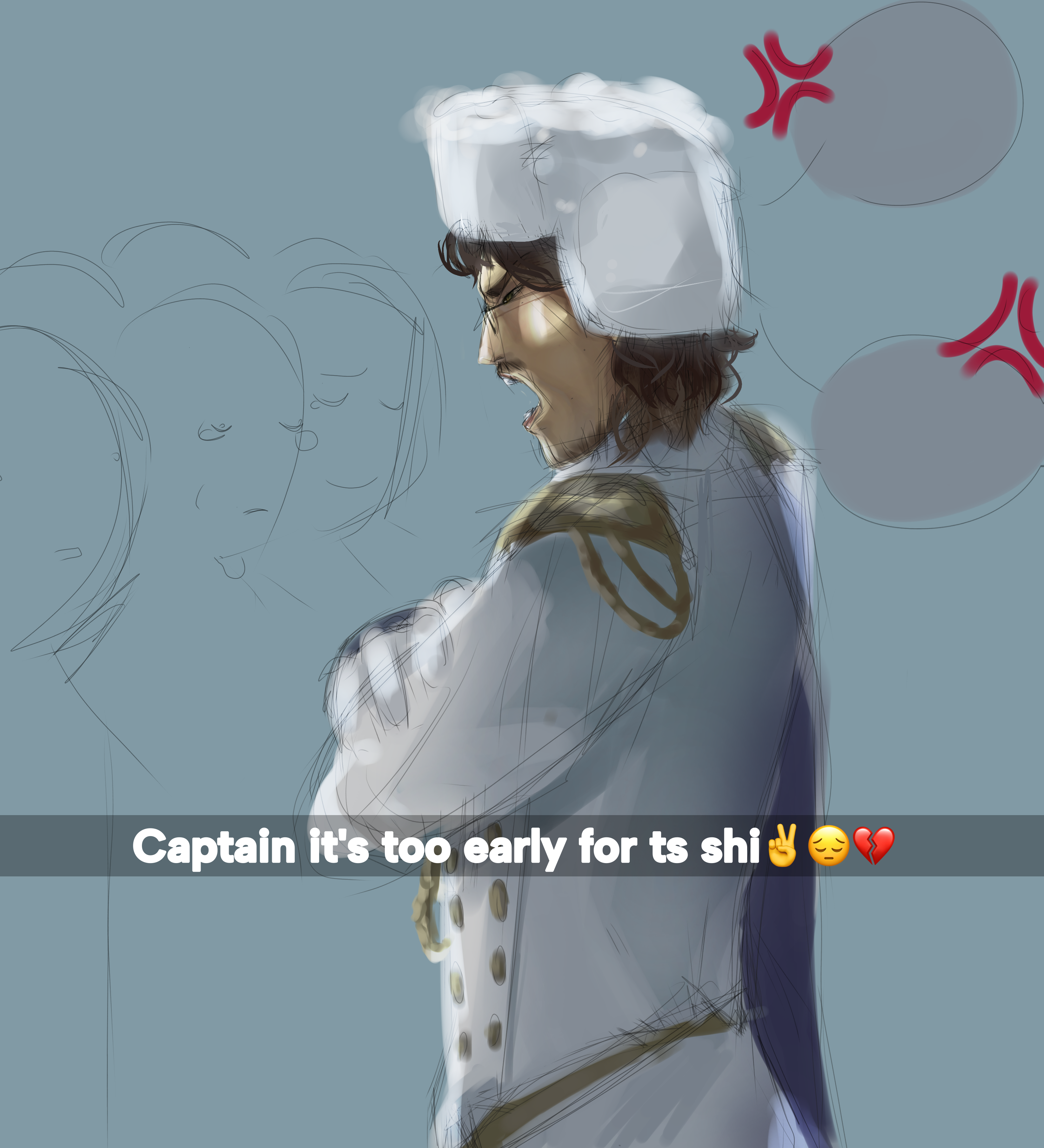 captain Kaffery please its freezing - ibisPaint
