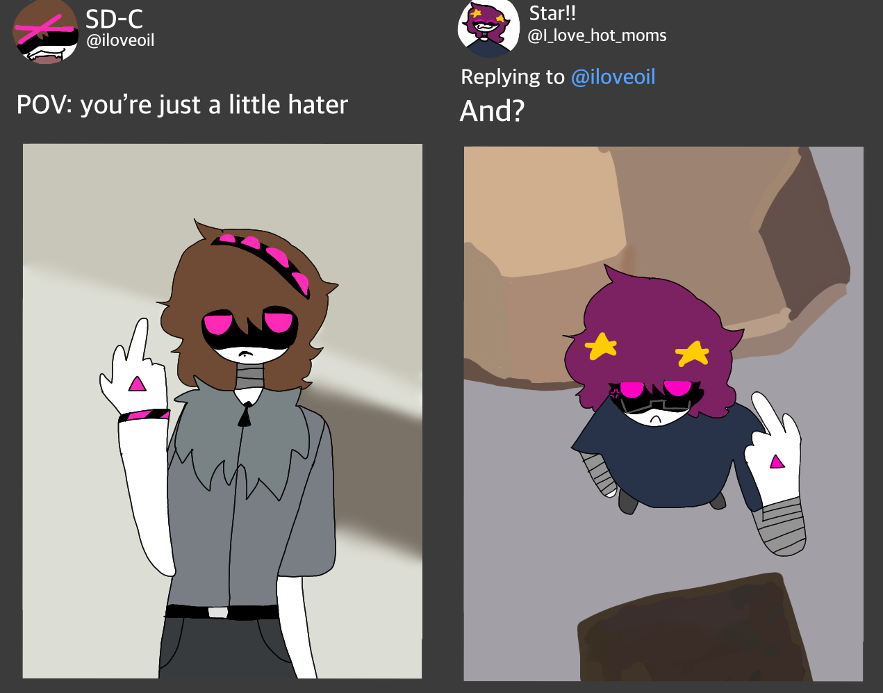 POV you’re just a little hater - ibisPaint