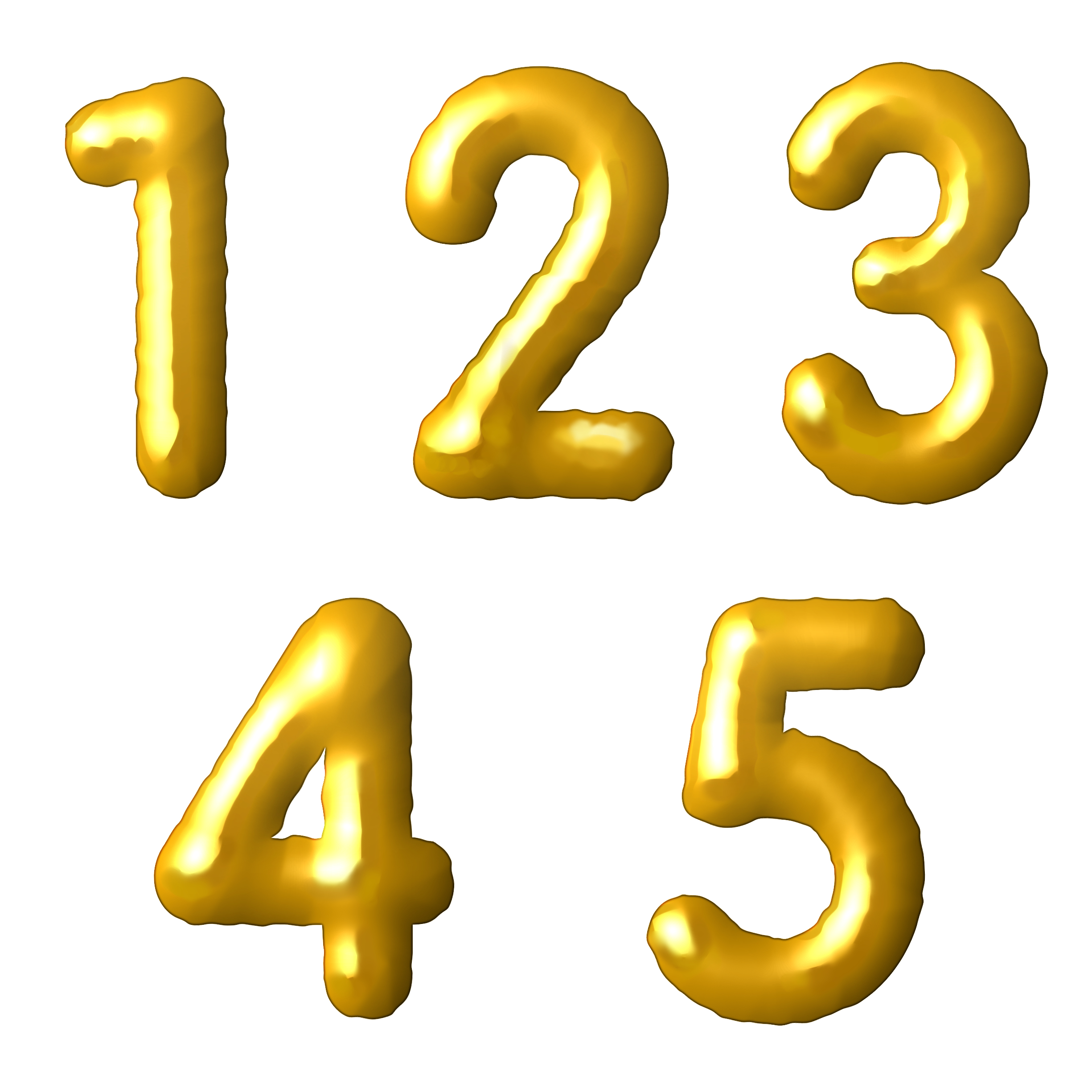 Number Balloons - ibisPaint