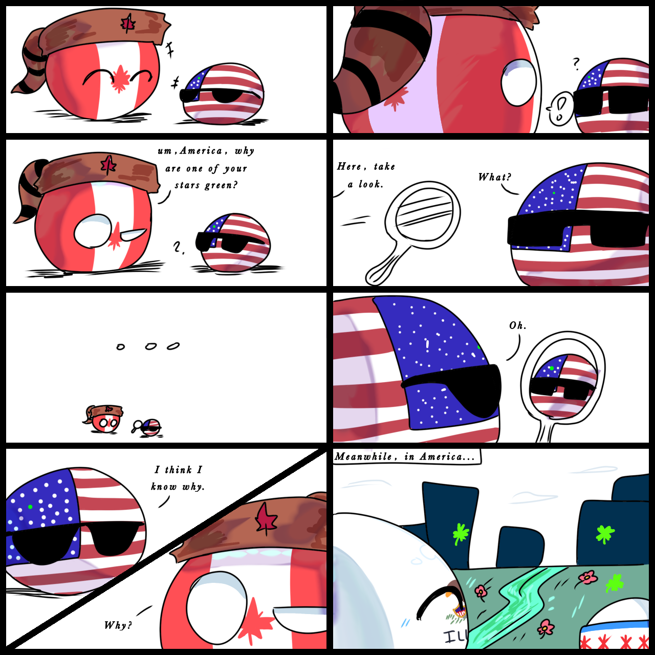Just wanted to make this (countryballs) - ibisPaint