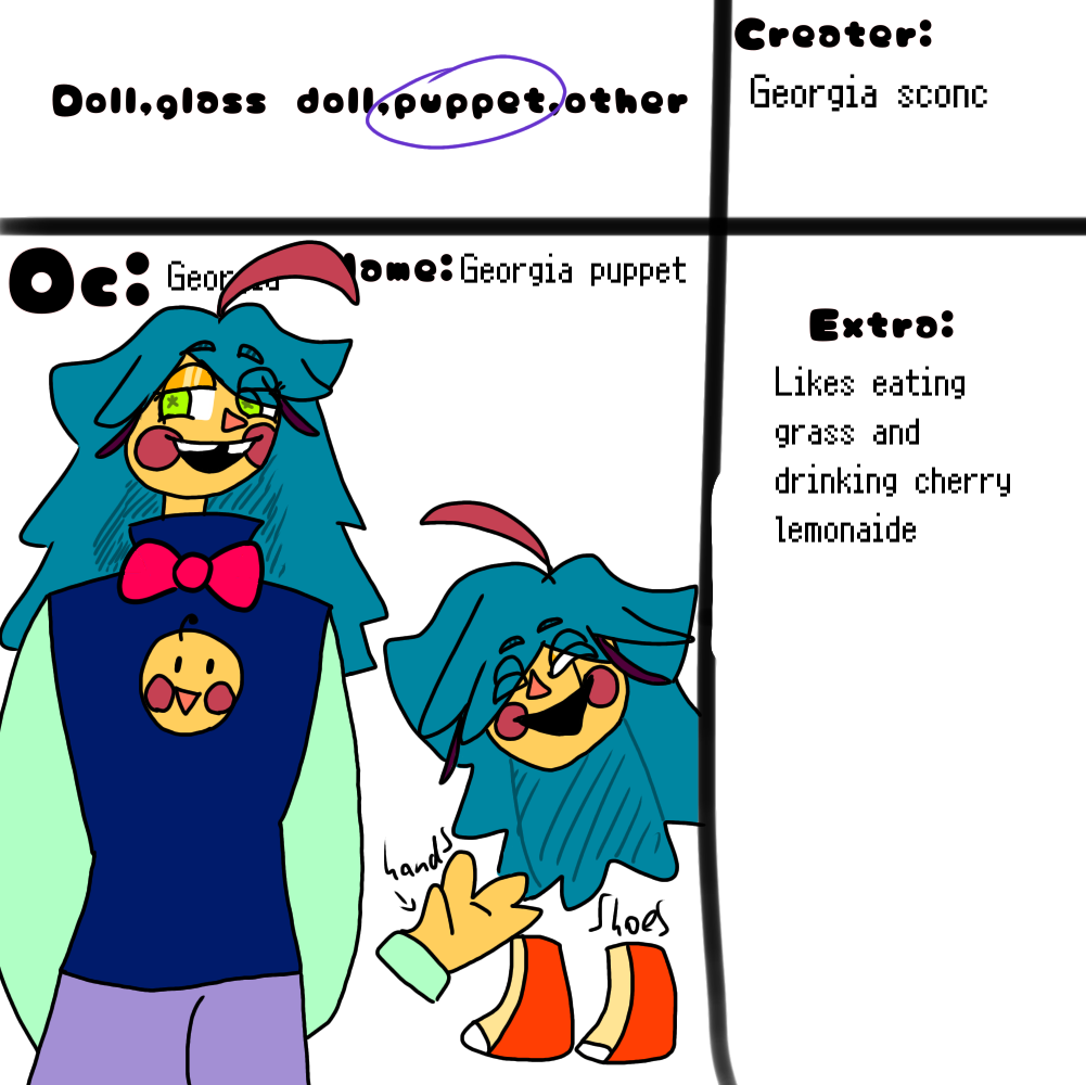 OC for playing with puppets - ibisPaint