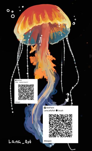 Jellyfish brush - ibisPaint