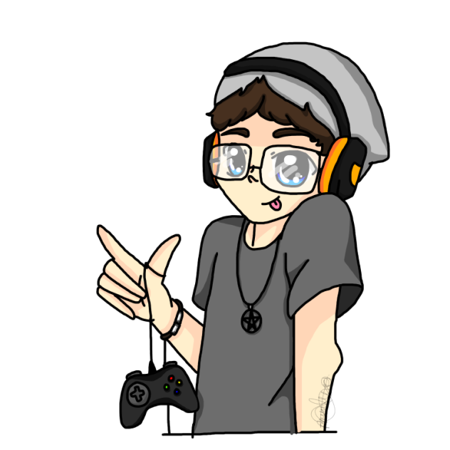 Gamer Guy (speed drawing) - ibisPaint