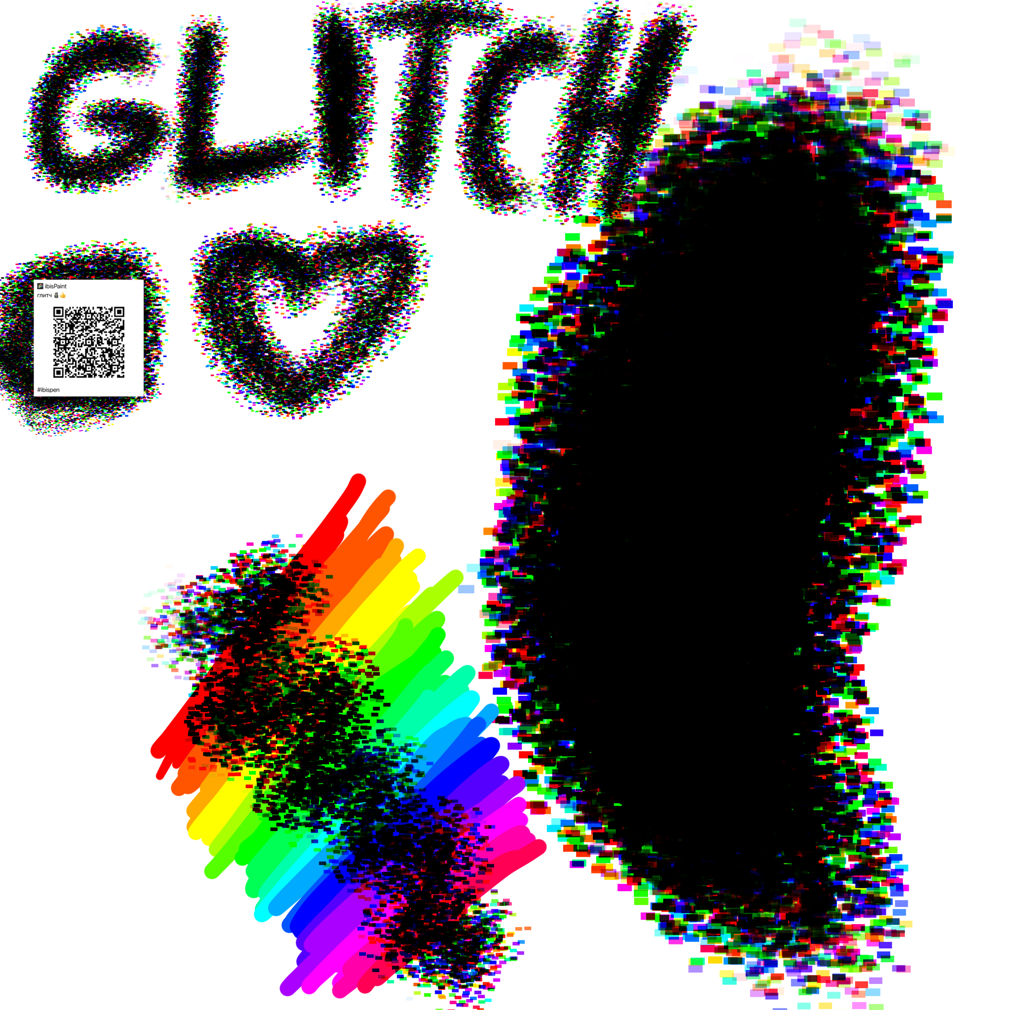 Glitch brush - ibisPaint