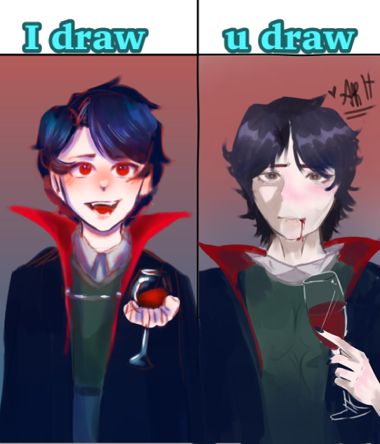 I draw U draw challenge - ibisPaint