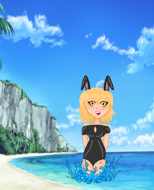 beach time (outfit 1) - ibisPaint