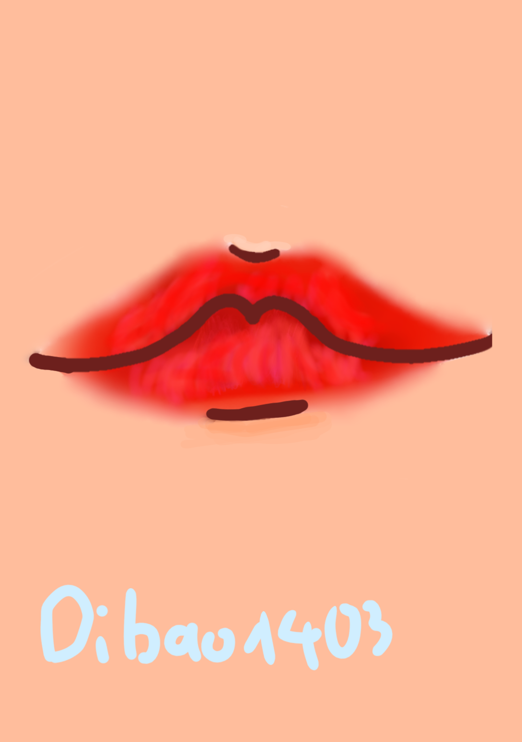 đôi môi tuyệt vời - ibisPaint