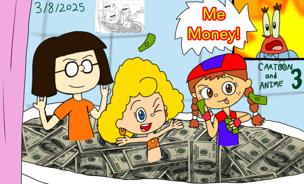 We’re In The Bath Full Of Money - ibisPaint