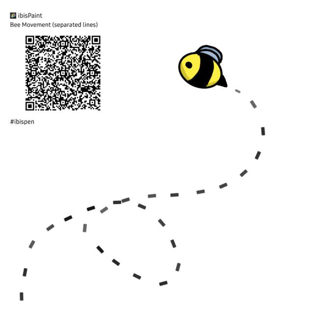 Bee Movement (Separated Lines) - ibisPaint