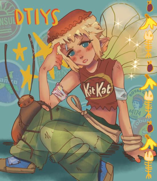 Trash fairy DTIYS competition - ibisPaint