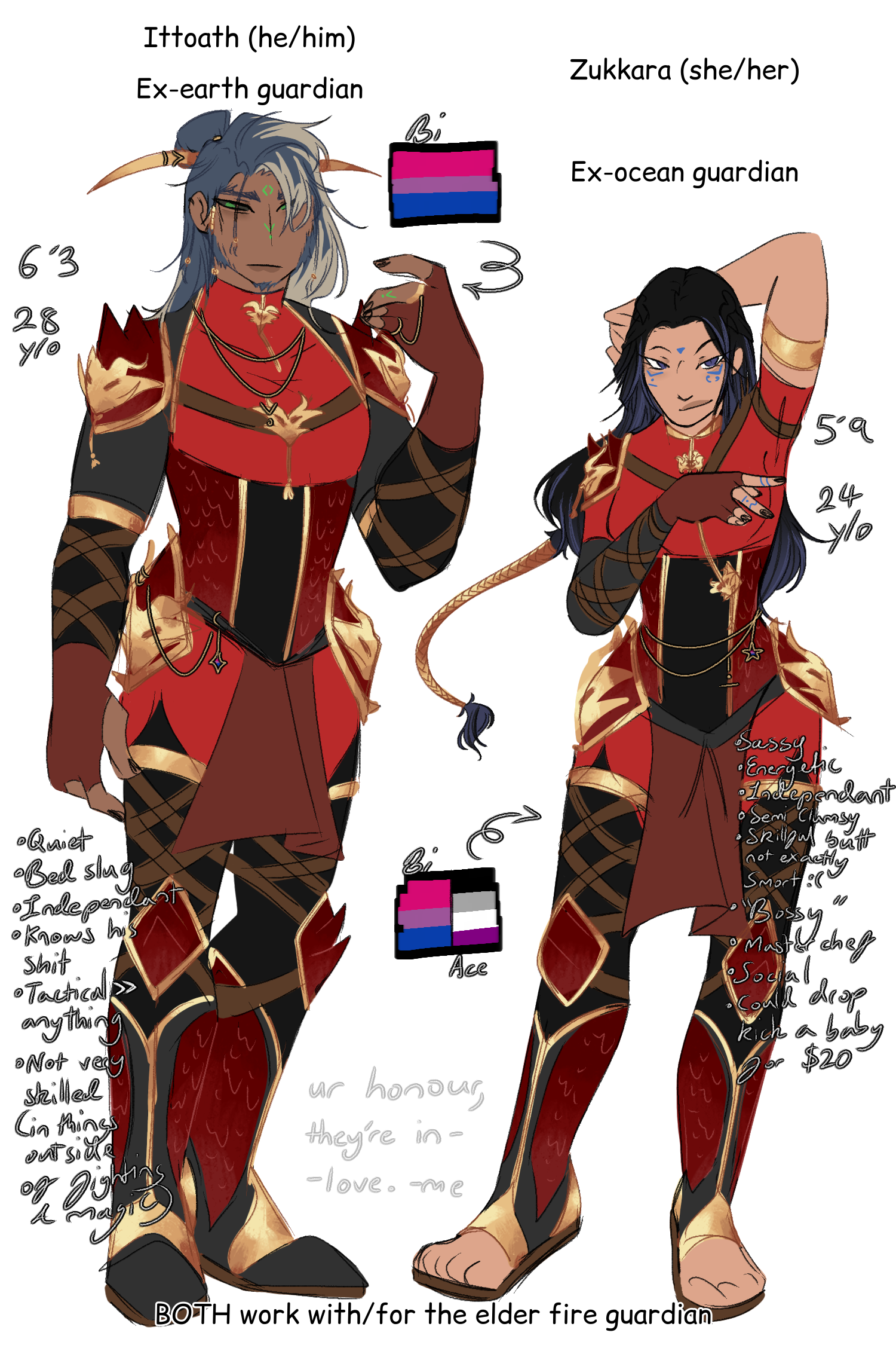 Two random OC’s - ibisPaint