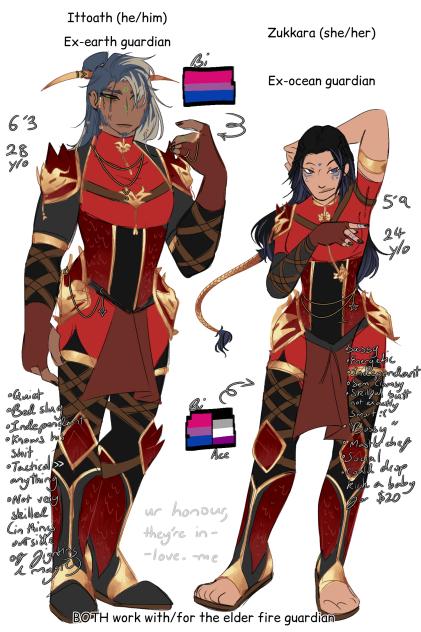 Two random OC’s - ibisPaint