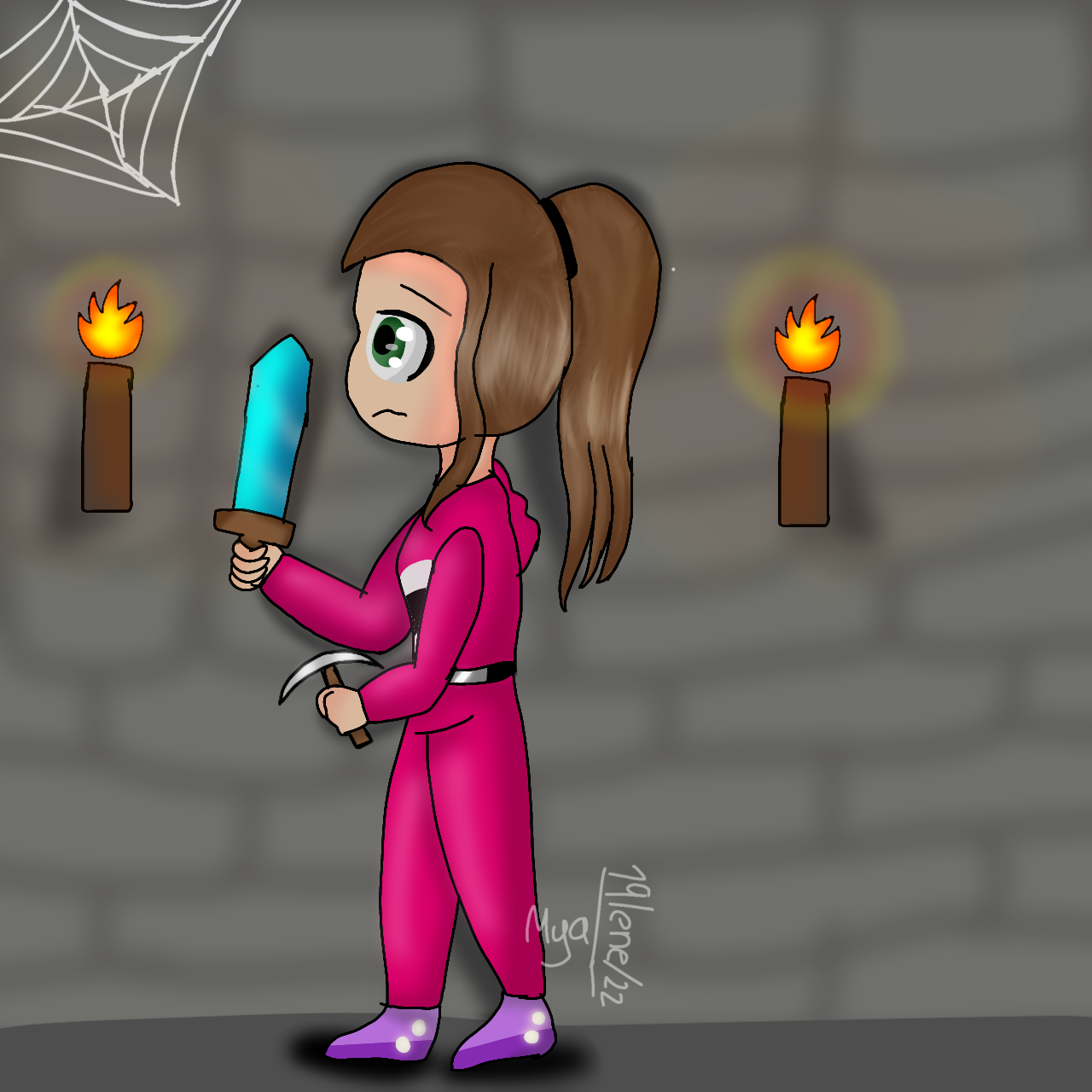 Lovely Ela en Minecraft - ibisPaint