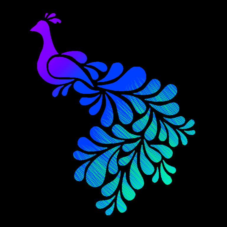 A peaceful peacock - ibisPaint