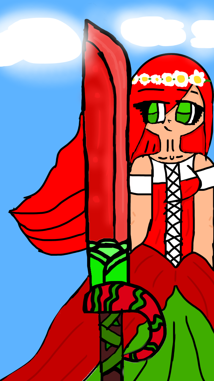 me and my sword - ibisPaint