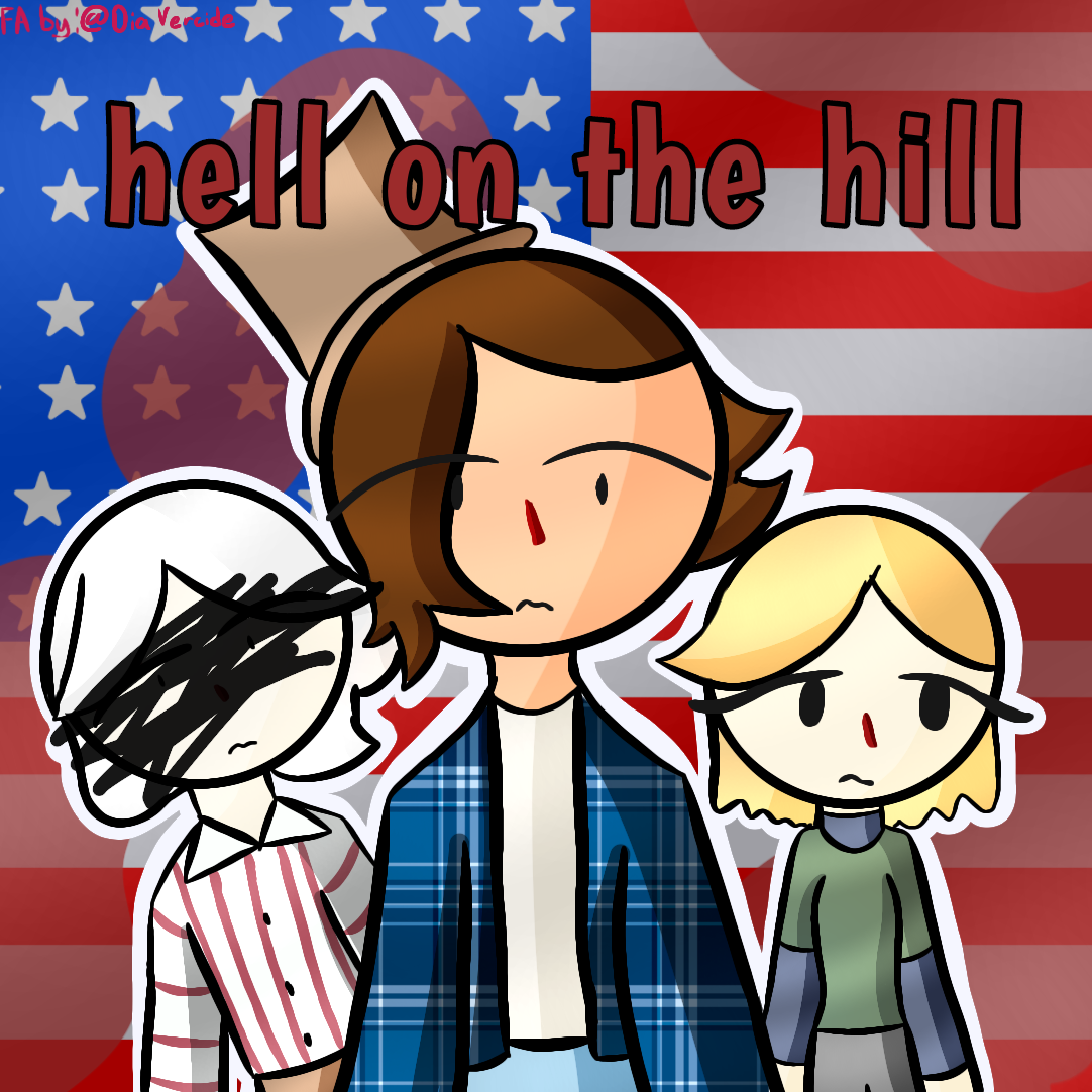 Fan art for the comic hell on the hill - ibisPaint