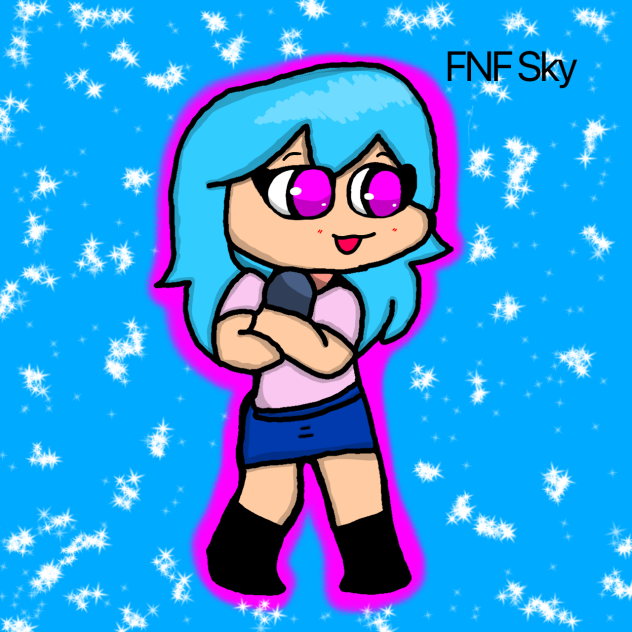FNF Sky Drawing - ibisPaint