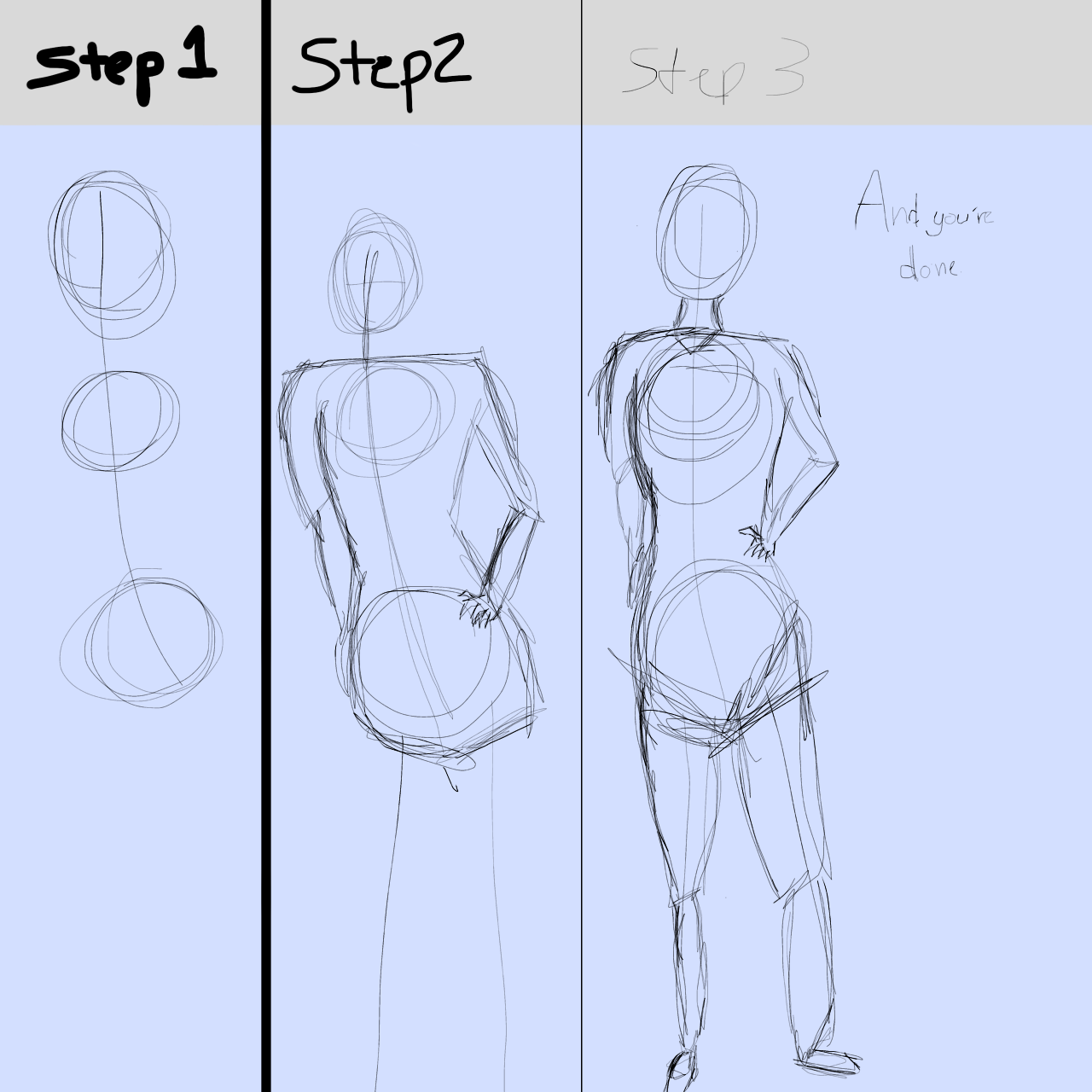 Step by step of how to draw figures - ibisPaint