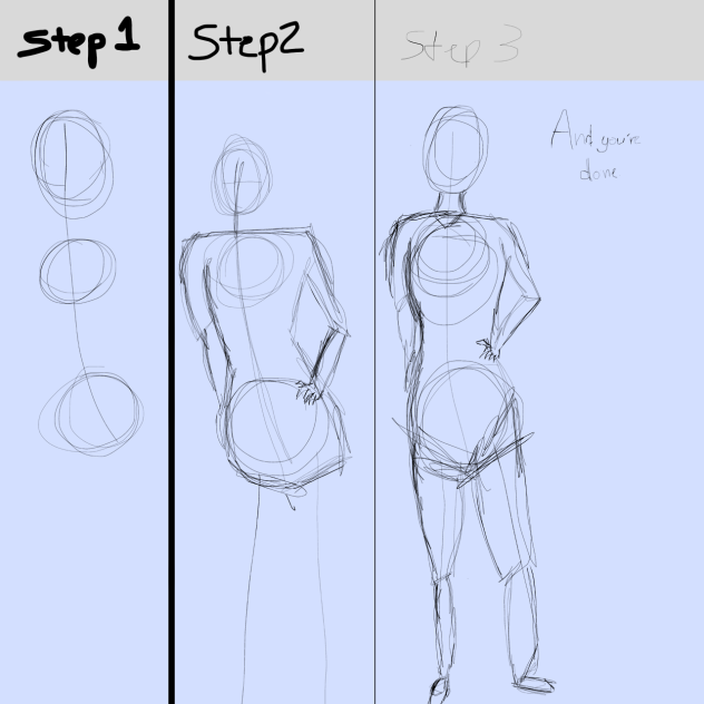 Step by step of how to draw figures - ibisPaint