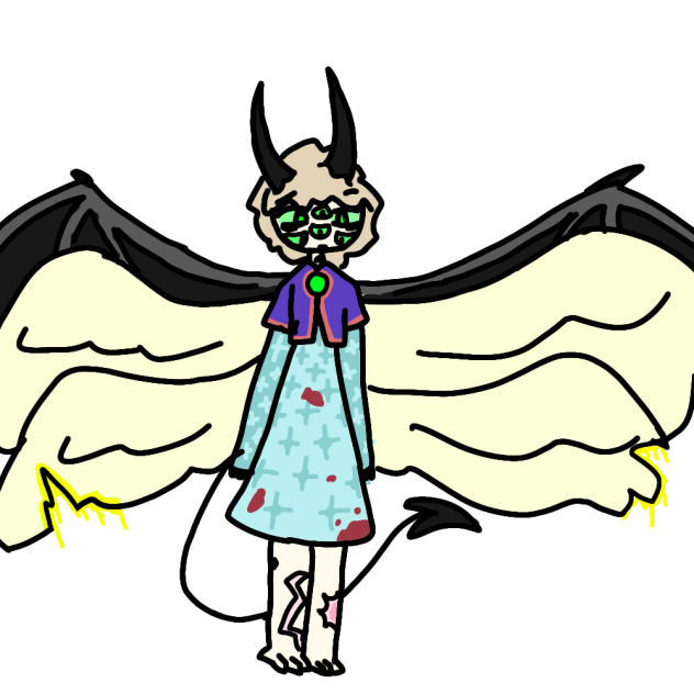 idk angel demon hybrid - ibisPaint
