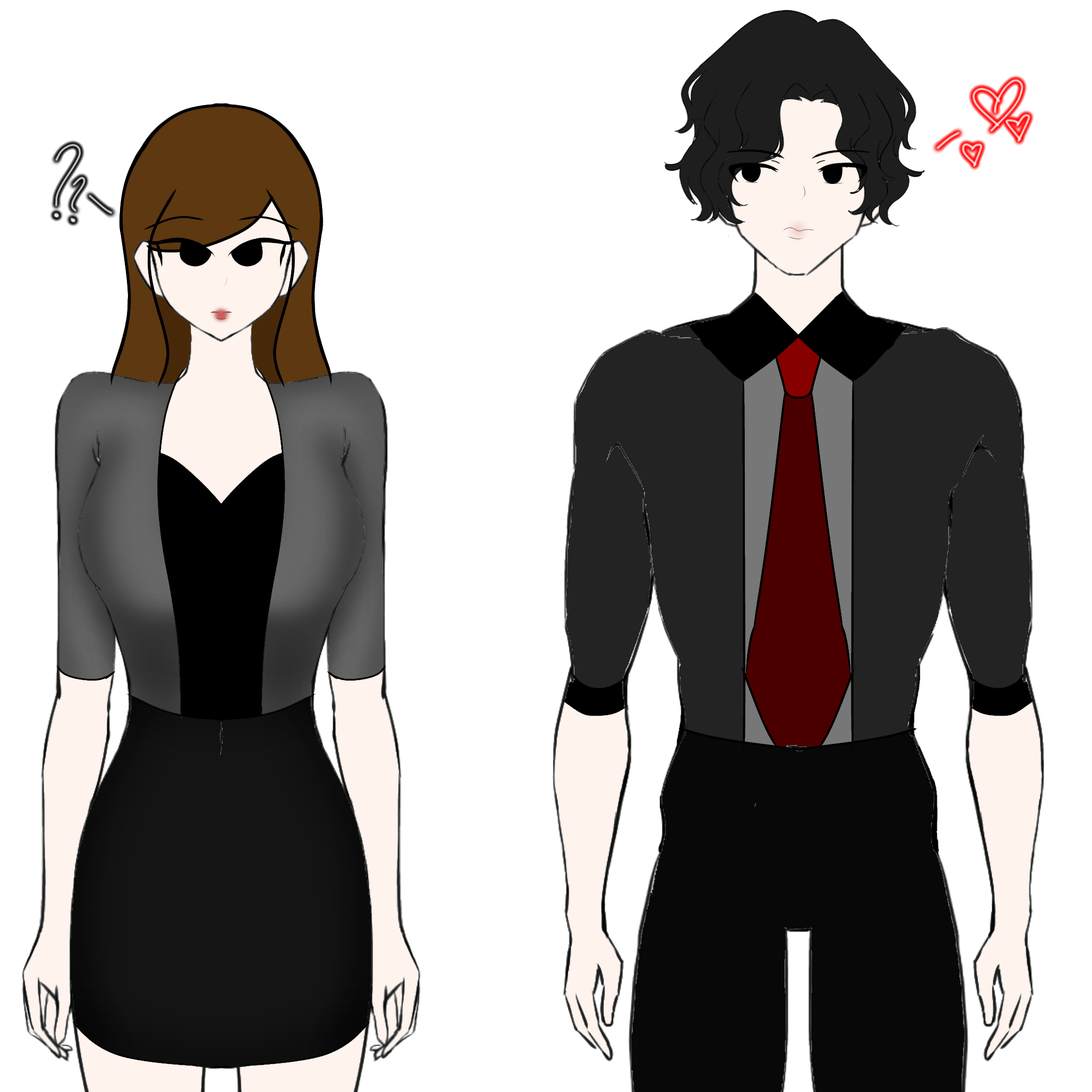 secretary and boss - ibisPaint
