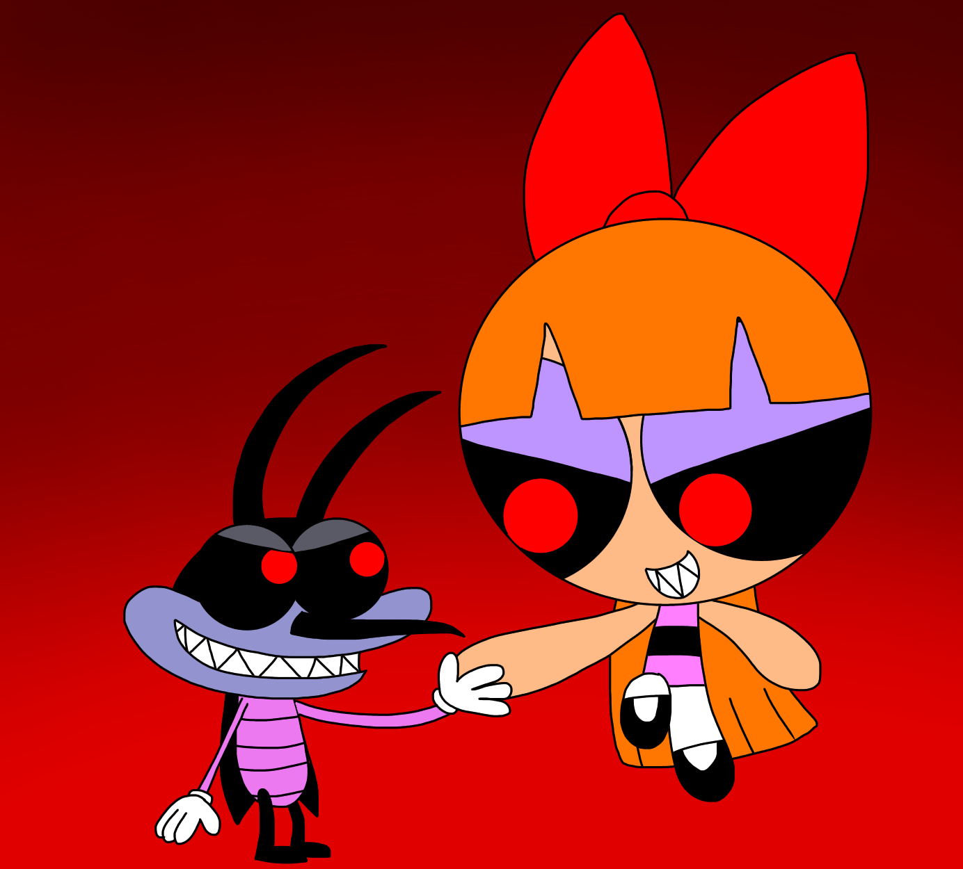 Joey.exe x Blossom.exe - ibisPaint