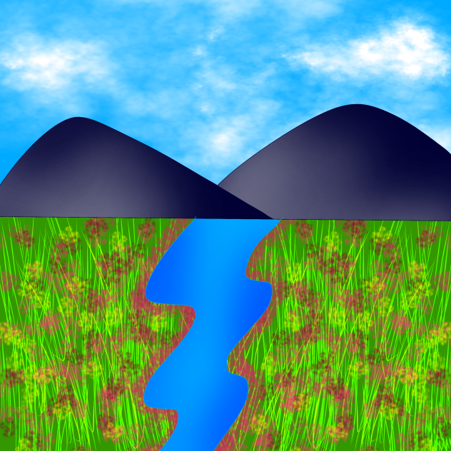 Summer field - ibisPaint