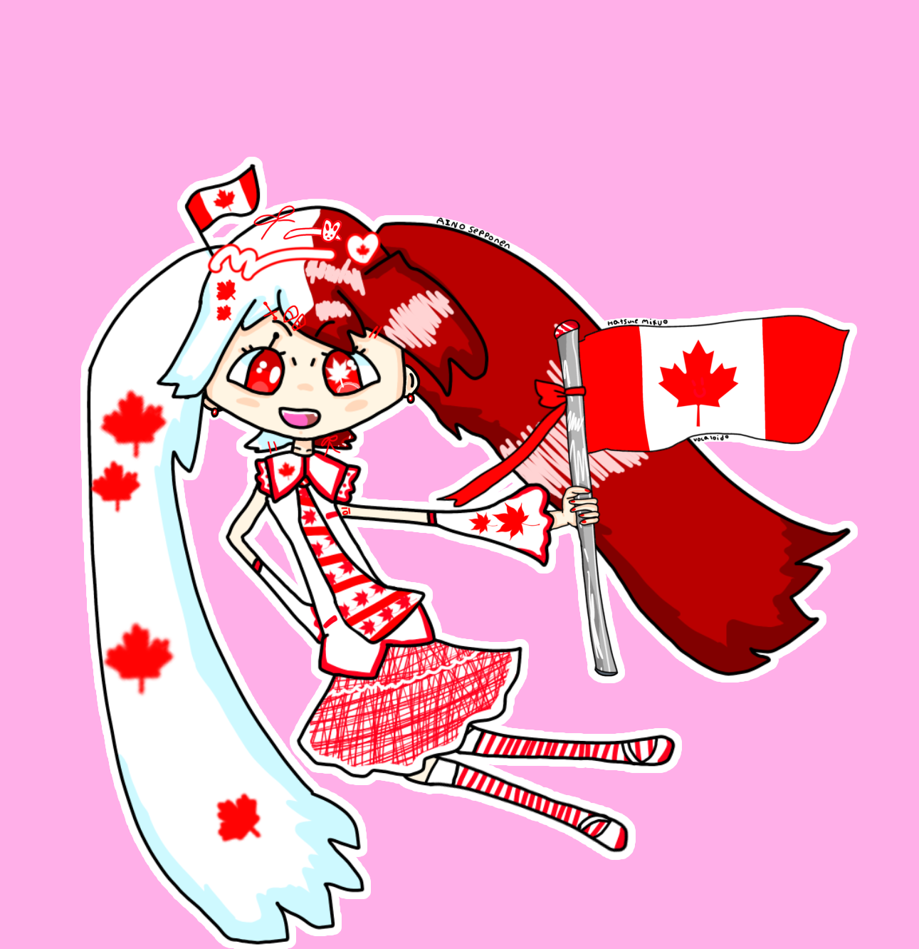 canadian miku - ibisPaint