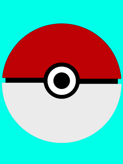 Poke Ball (Pokemon) Drawing (Digital Art - ibisPaint