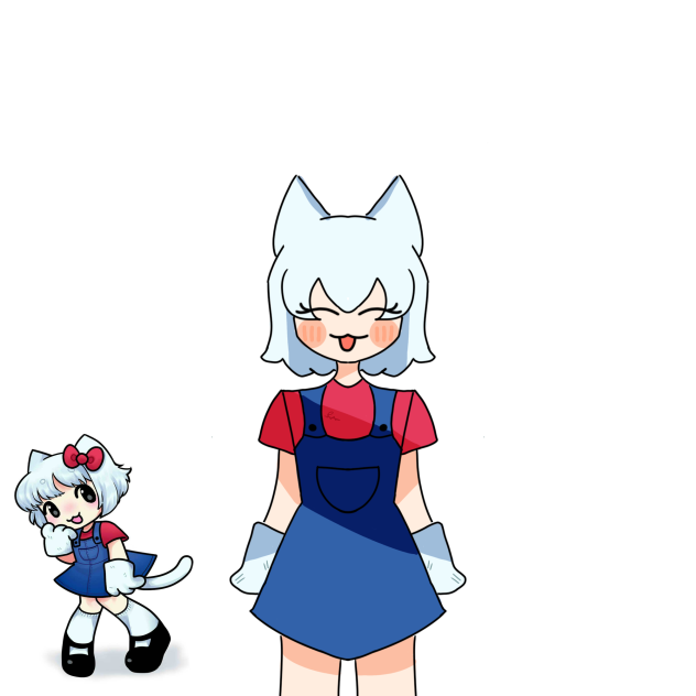 Hello kitty as a human - ibisPaint