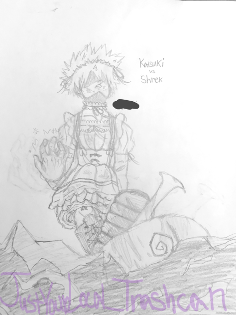 Practicing perspective with Katsuki 😀 - ibisPaint